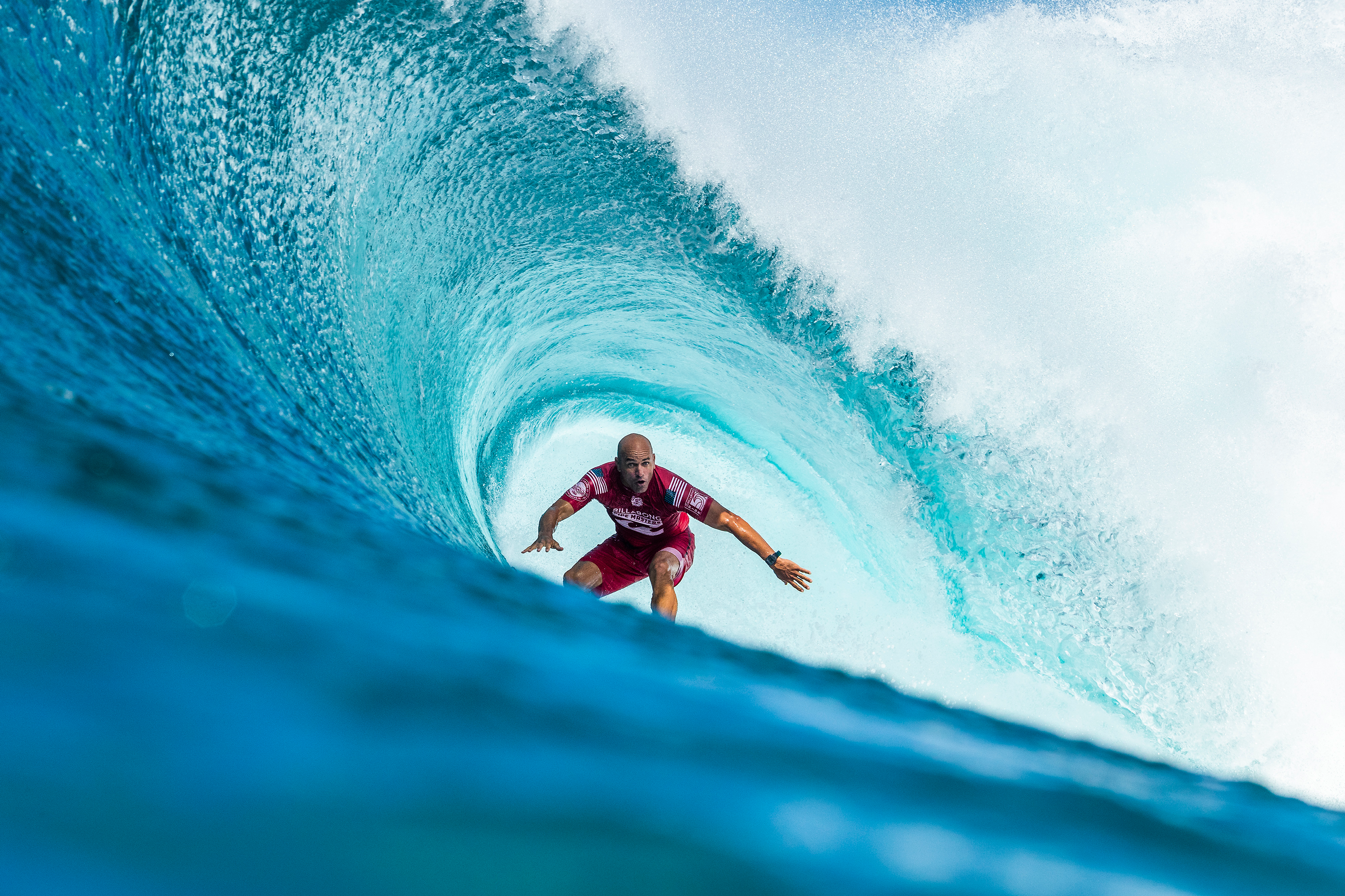 Young Kelly Slater Surfing