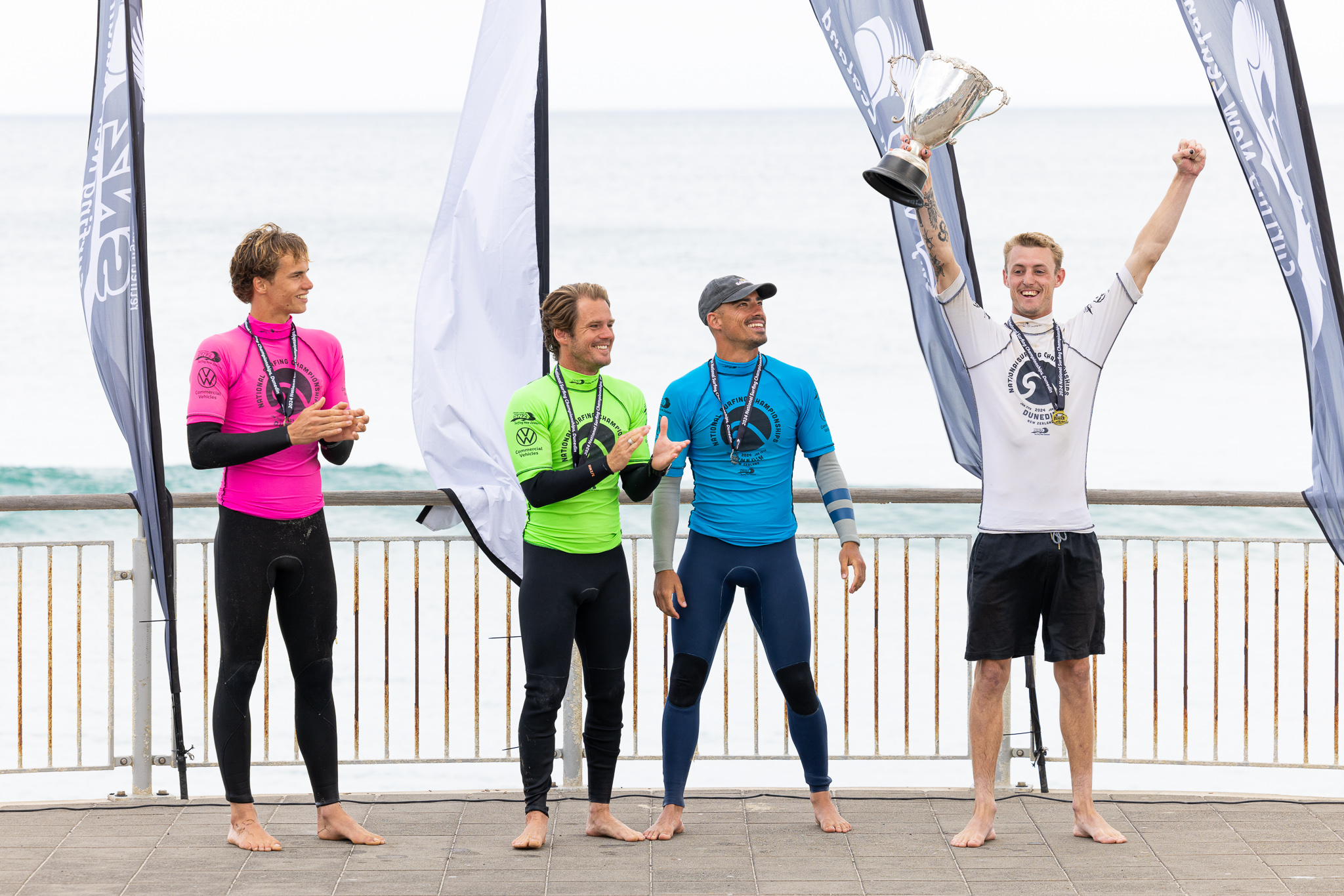 Daniel Farr and Maya Mateja Win 2024 Surf Nats - New Zealand Surf Journal